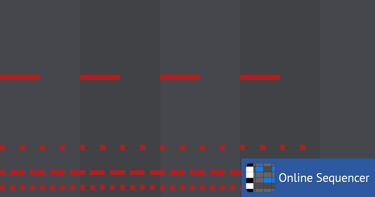 some drums and symbols loop - Online Sequencer