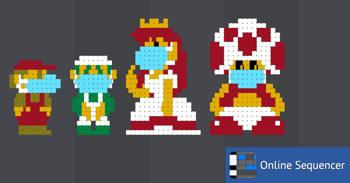 Mario and his friends are protecting themselves from COVID-19 [Fixed ...