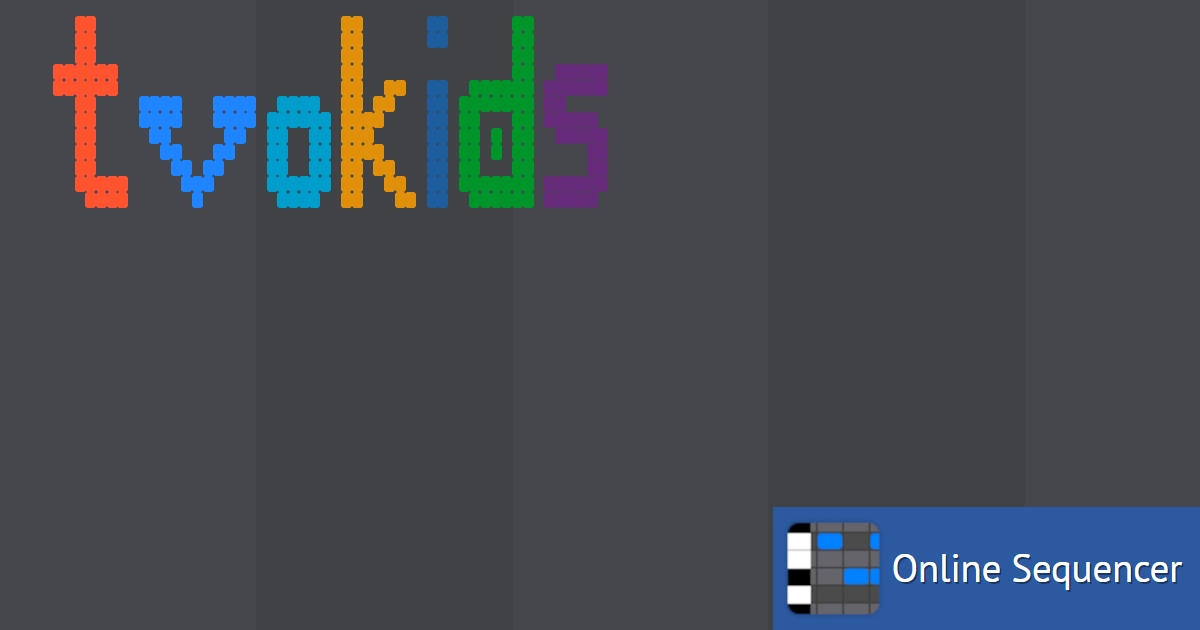 Tvokids logo - Online Sequencer