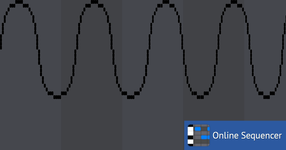 Black WAVE NUT - Online Sequencer