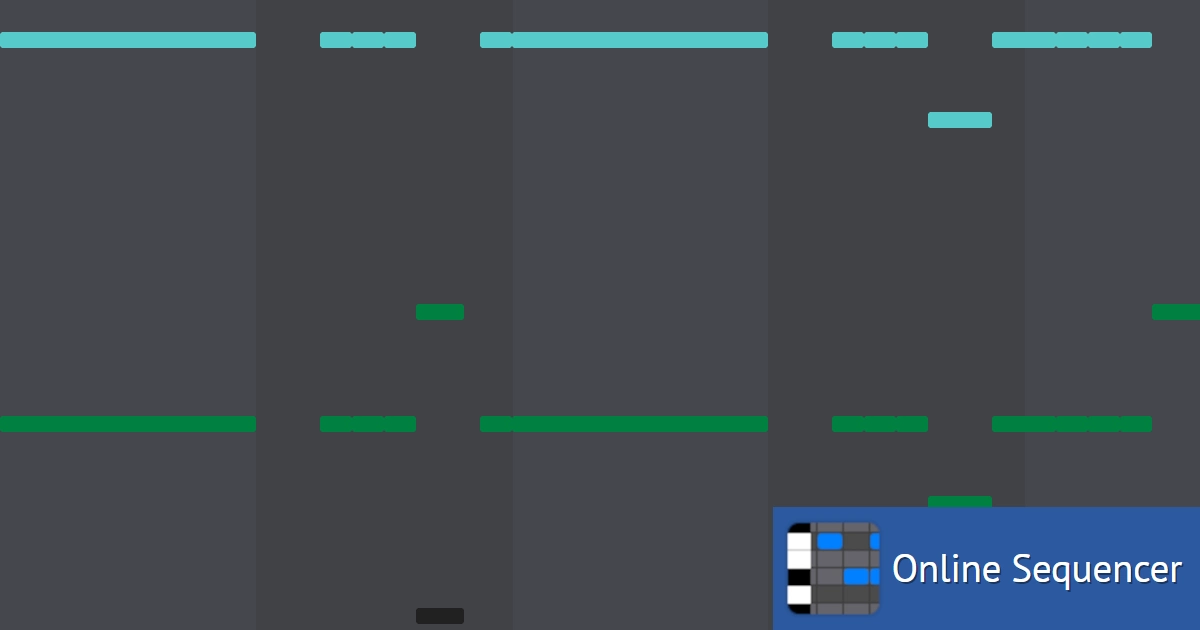 Deltarune Freedom Motif (Key: C# Major) - Online Sequencer