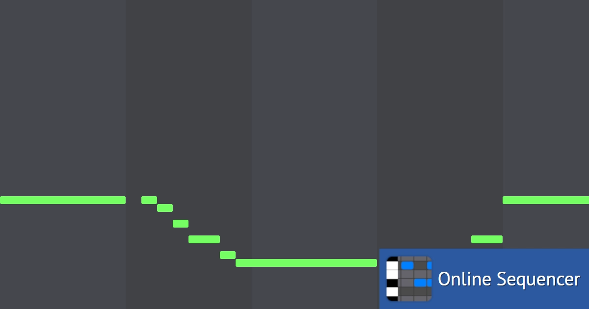 Deltarune Freedom Motif 'B' - Online Sequencer