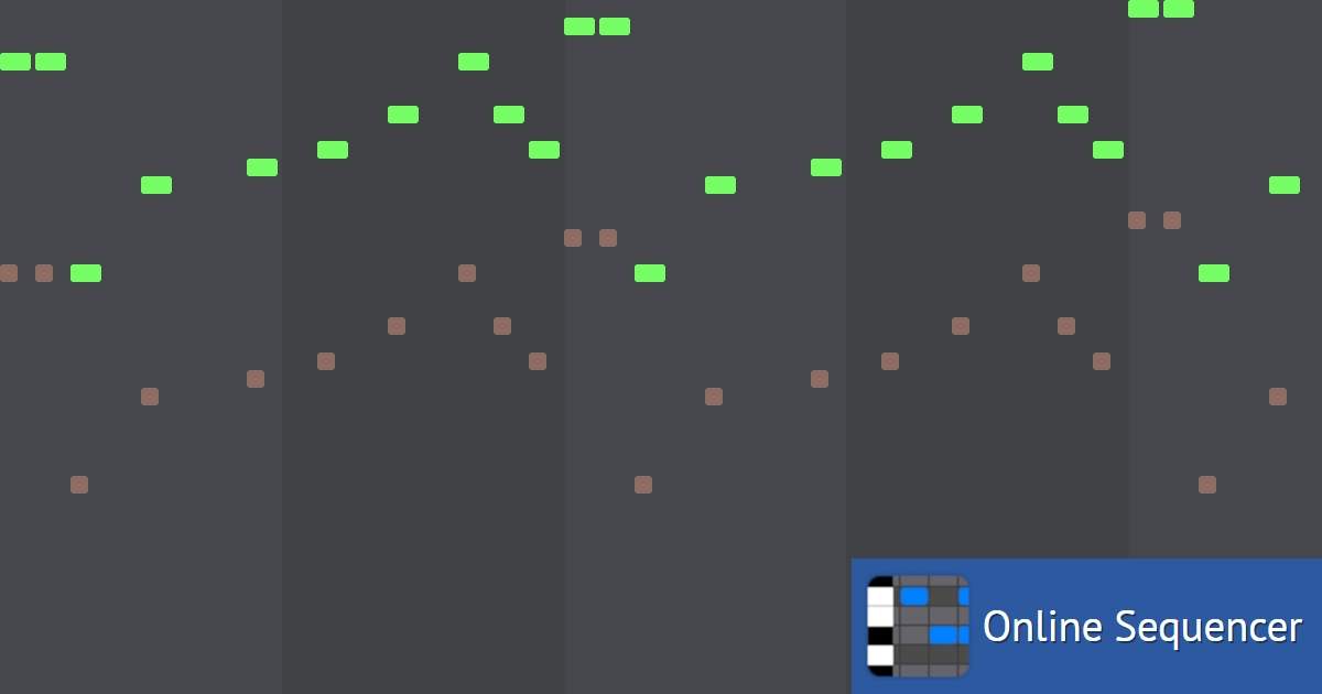 MEGALOVANIA - UNDERTALE BUT THE NOTES ARE INVERTED - Online Sequencer