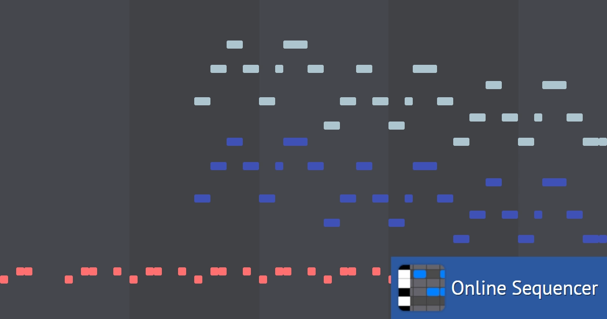 Keyboard Cat (Fatso's Theme) - Online Sequencer