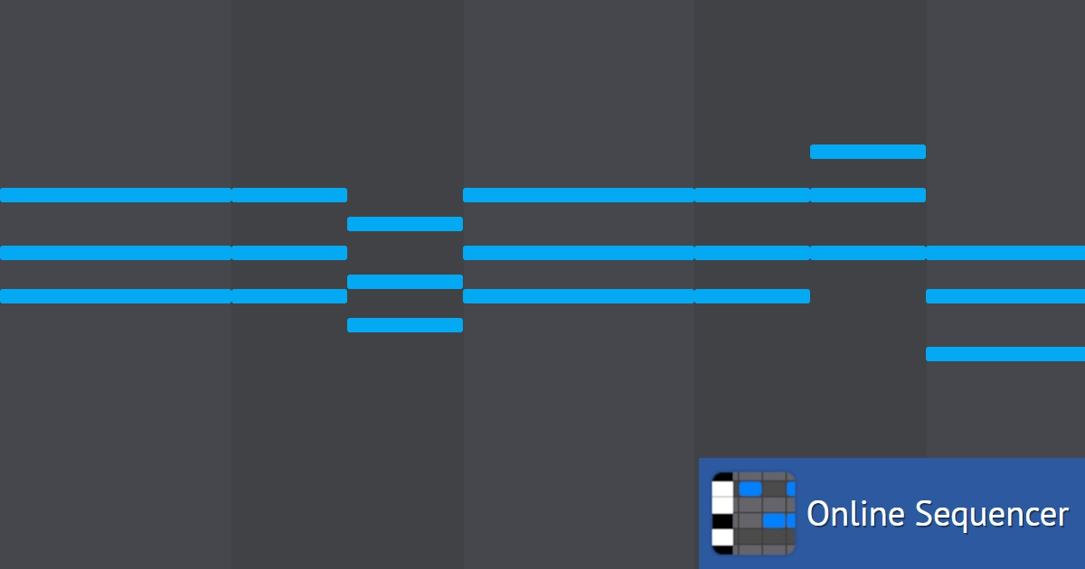 Klavier Strophe Chemisch - Online Sequencer