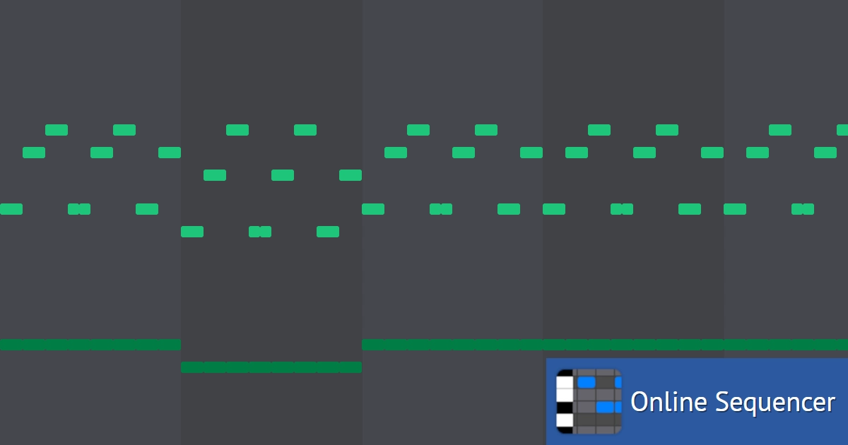 Synth bass phonk - Online Sequencer