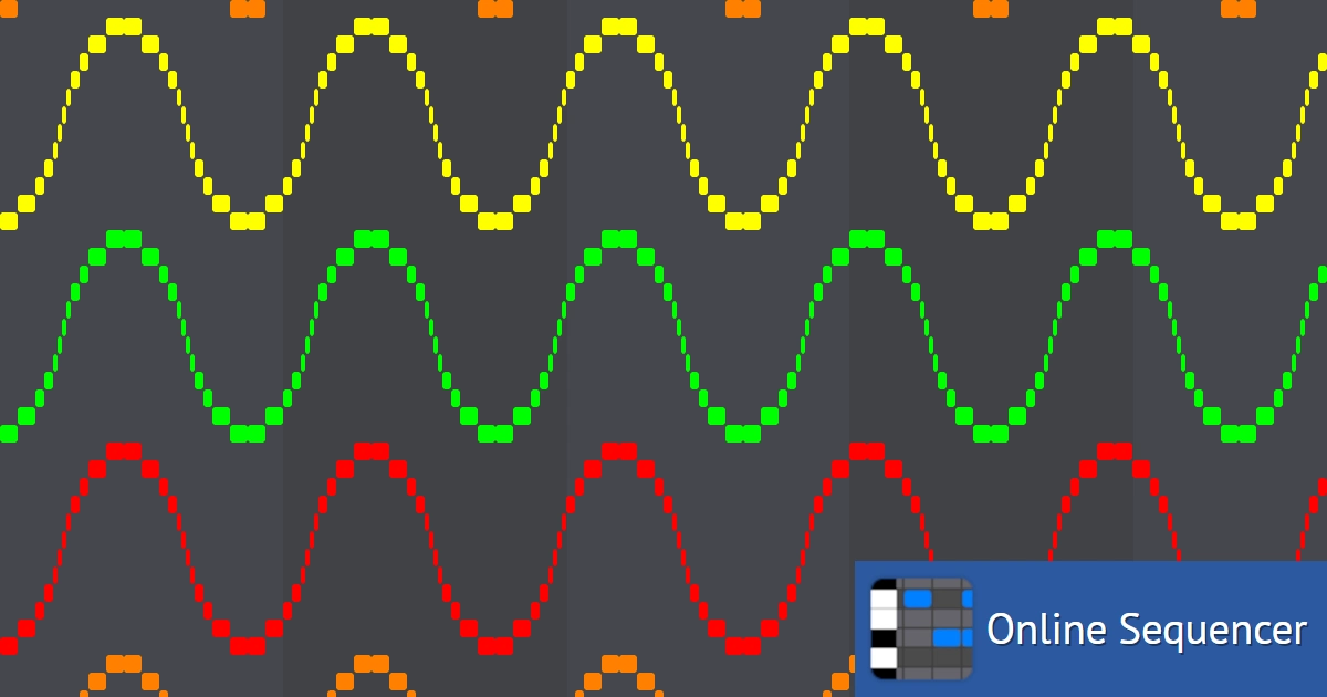 (Rainbow Edition) Tetris Blocks Arts v2 - Online Sequencer