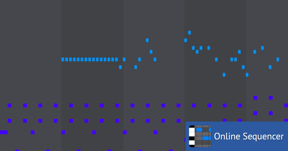 Rush blue - Online Sequencer
