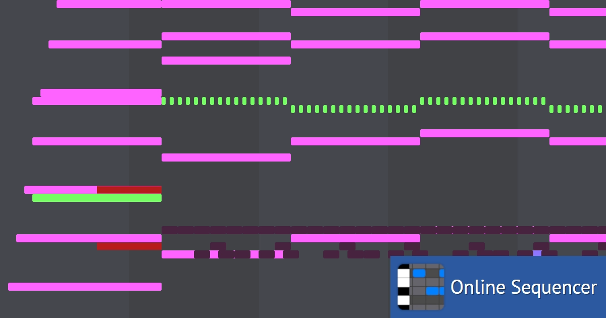 Castle Theme - Super Mario World (but its breakcore) - Online Sequencer
