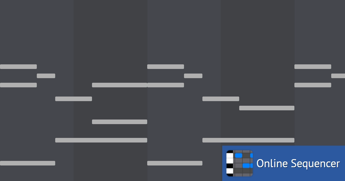 nostalgic 8 bit Minecraft - Online Sequencer