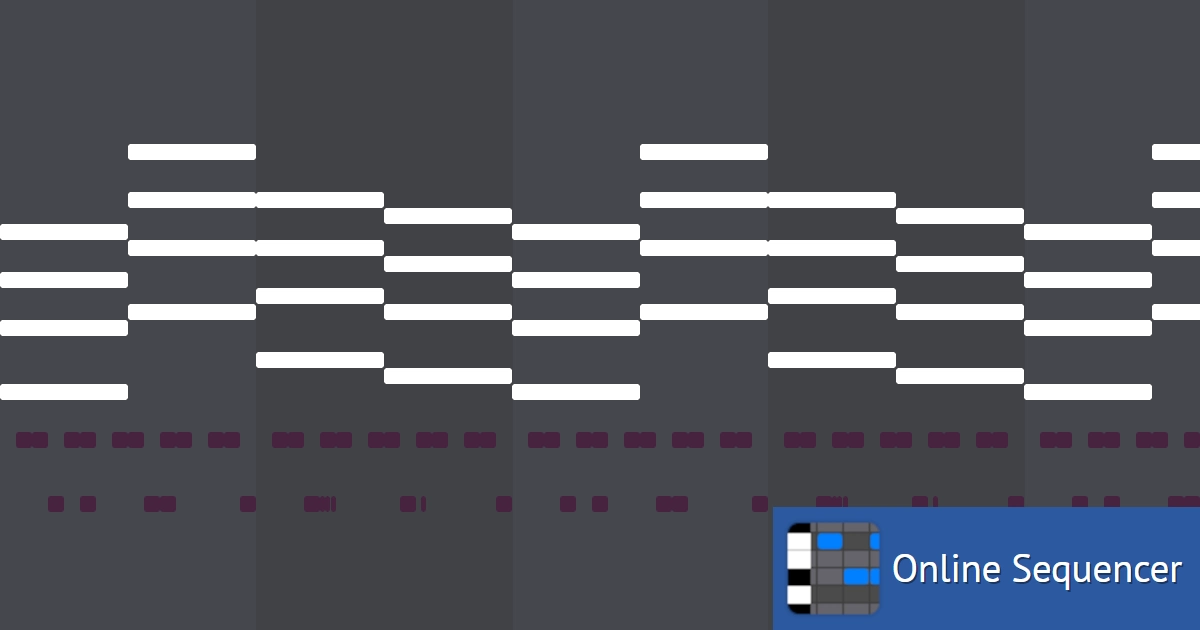 cave song-- walking - Online Sequencer