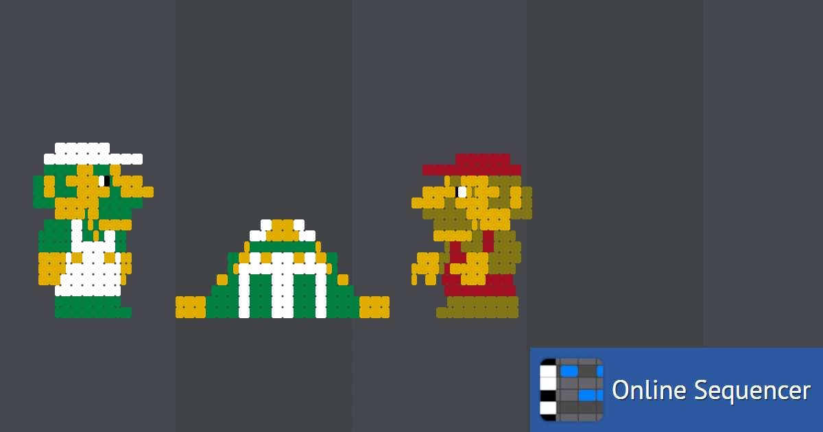 Mario made Luigi eat the Poison Mushroom on purpose - Online Sequencer