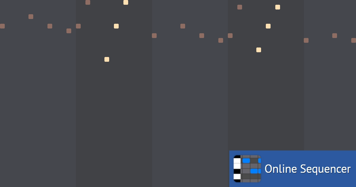 SM64 Inside The Castle Walls from memory - Online Sequencer