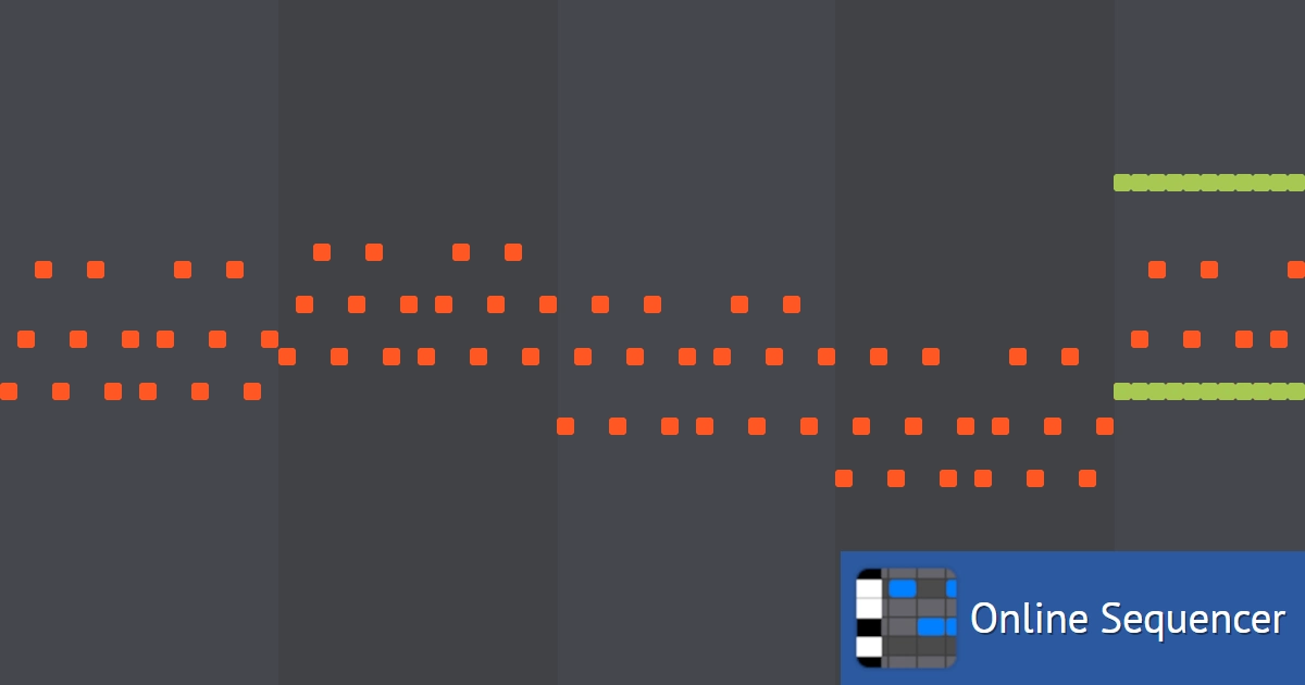 The Secret Song Colored second - Online Sequencer