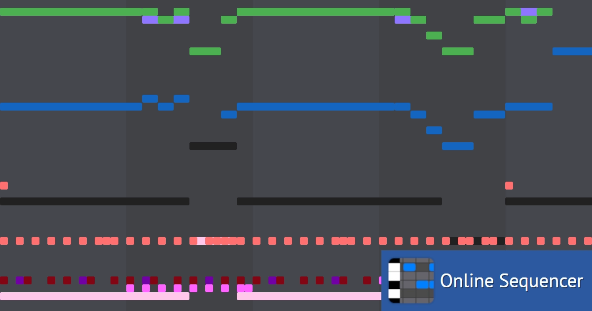 Deltarune Freedom motif - Online Sequencer