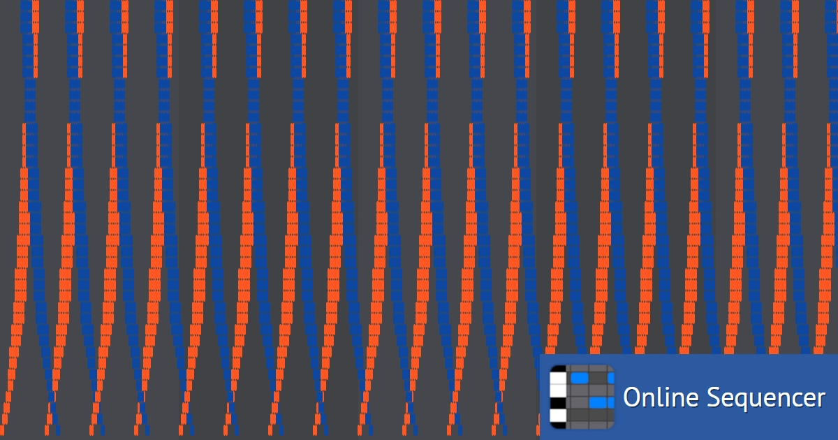 (NUT MIDI!) Long Stripes Fast V0.2 Nut! - Online Sequencer