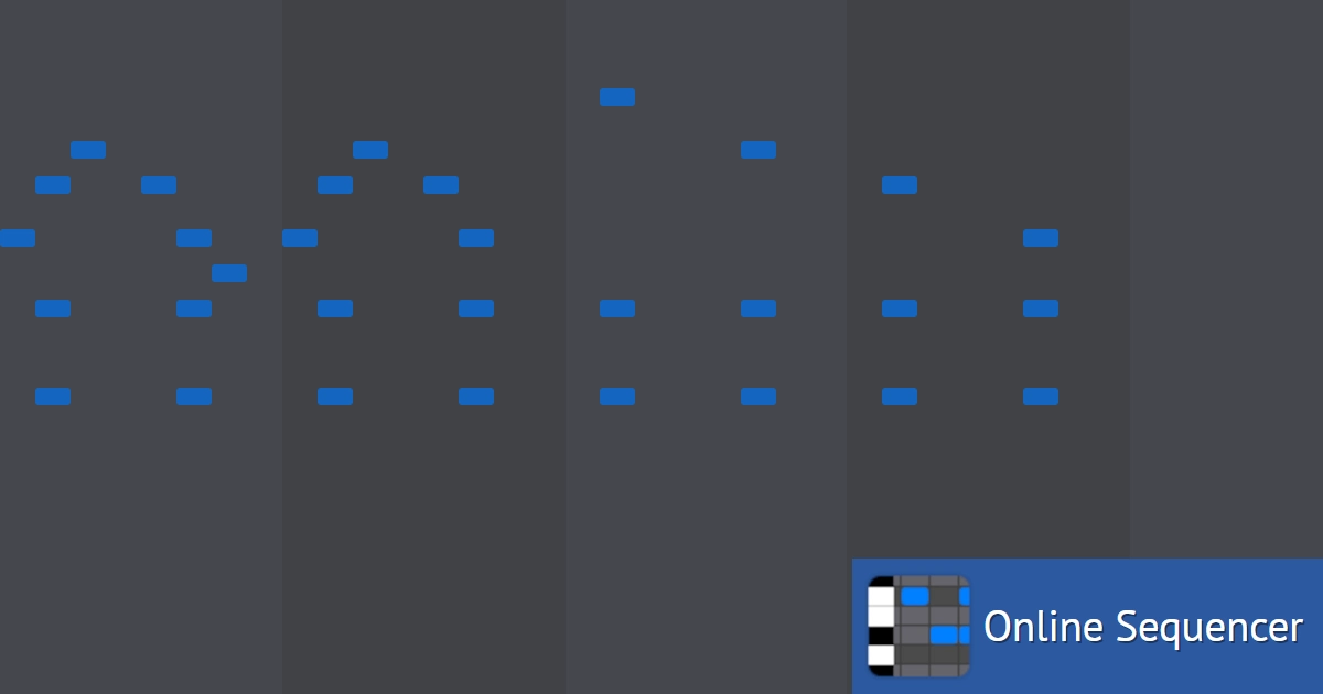 spongbob squarepants theme song - Online Sequencer