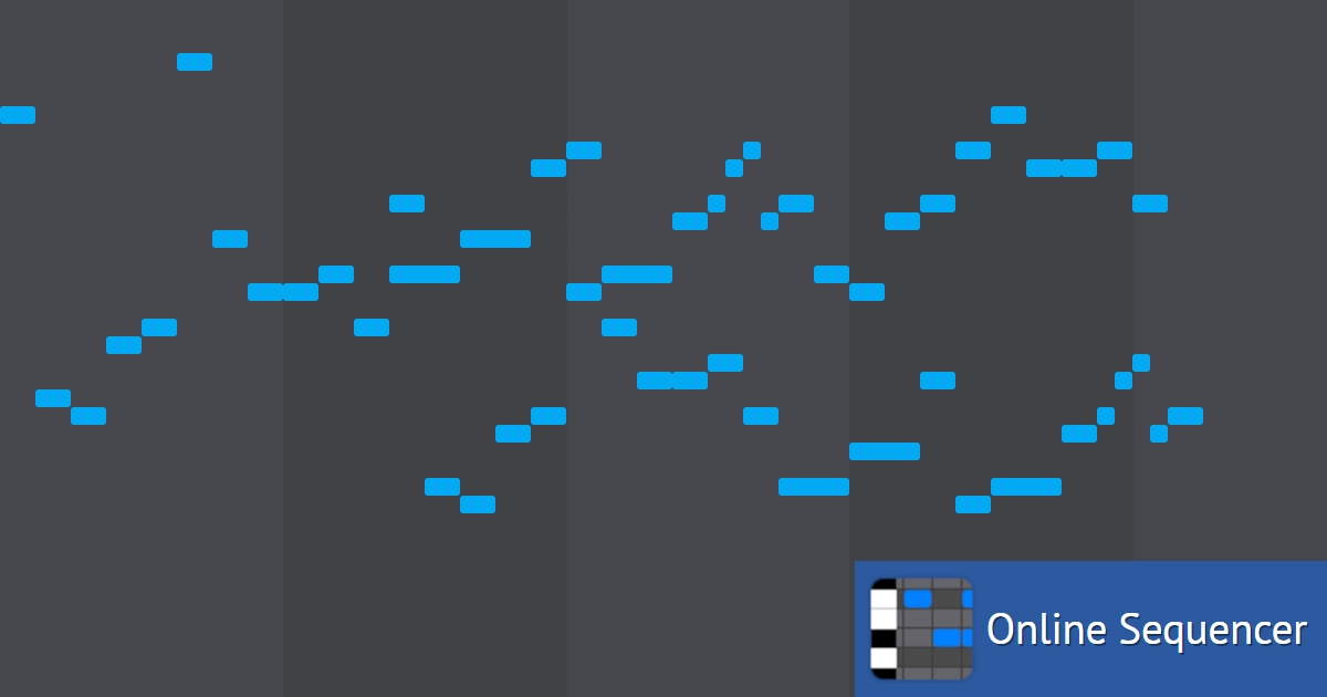 Fugue Exposition in F# minor - Online Sequencer
