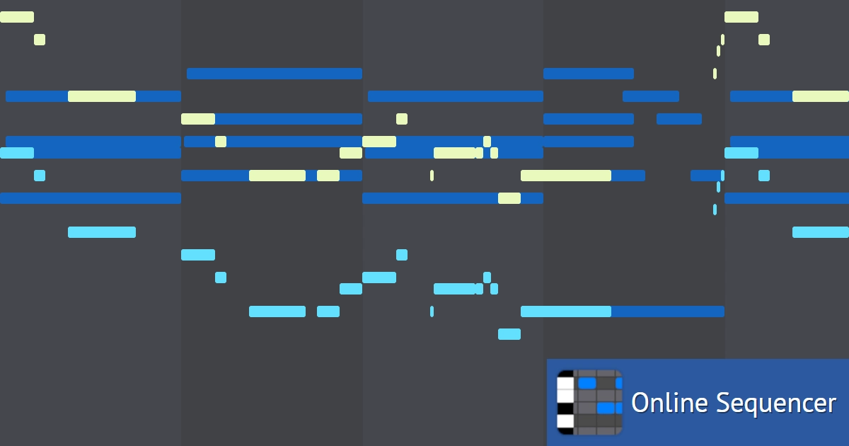 Genshin Impact - Shadow in the Rain (Yelan Theme WIP) - Online Sequencer