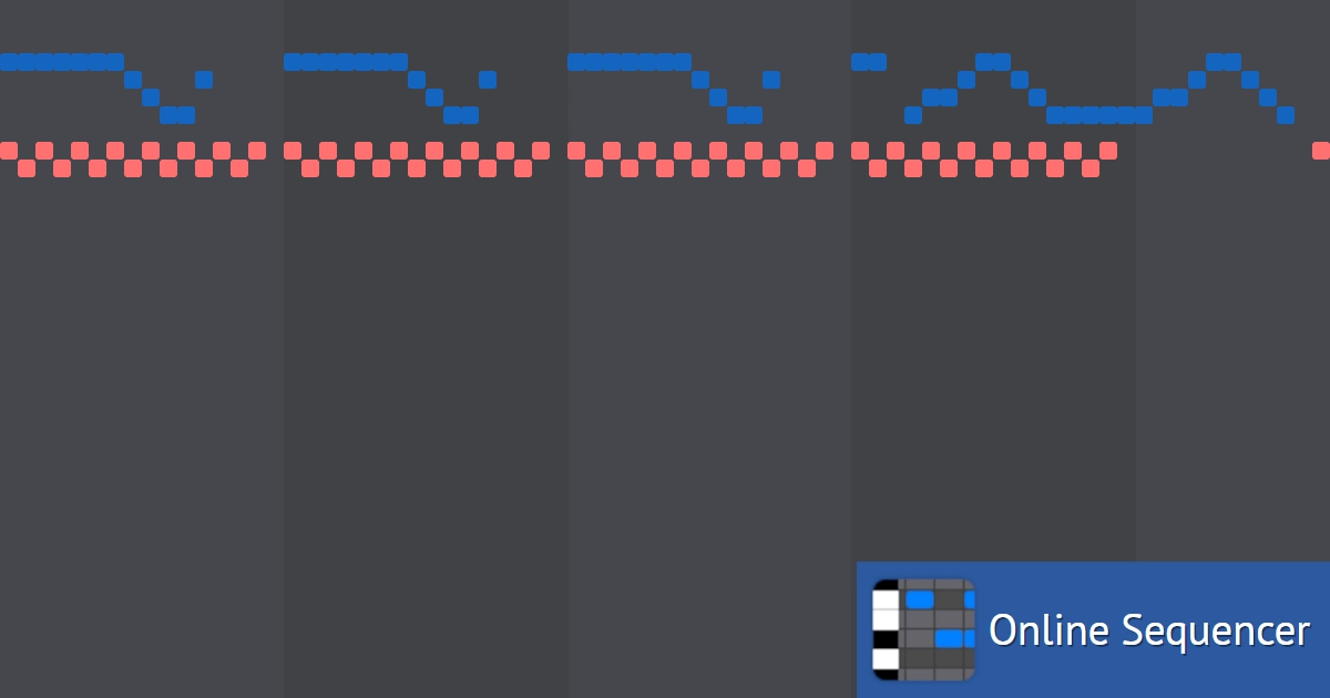 The first notes!! - Online Sequencer