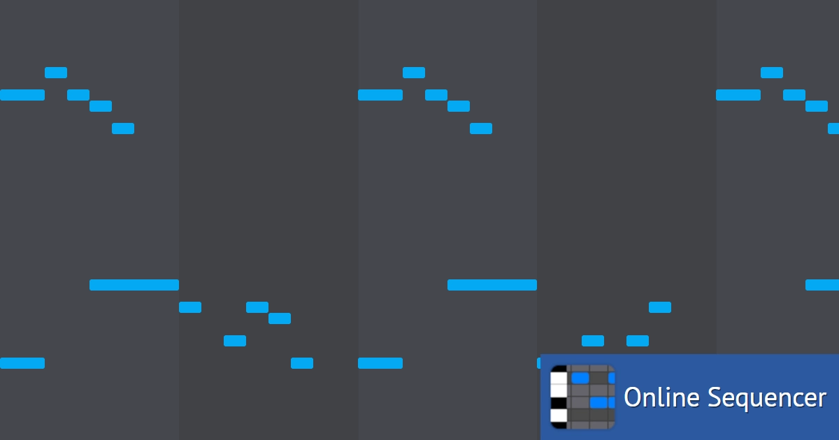 12 Measure Melody #1 - Online Sequencer