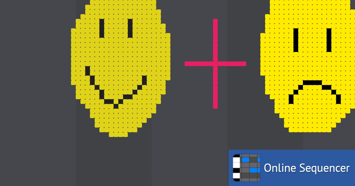 Smiley+non Smiley - Online Sequencer