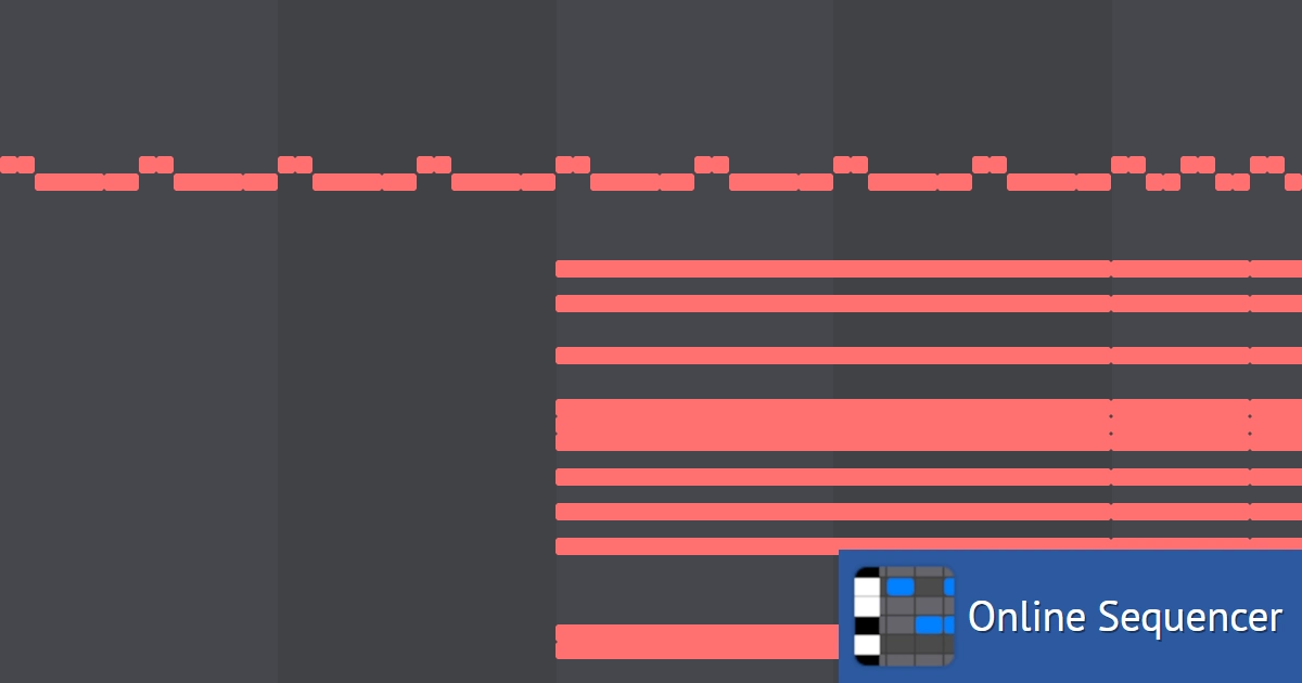 Dickie The Dog In The Ocean's Theme - Online Sequencer