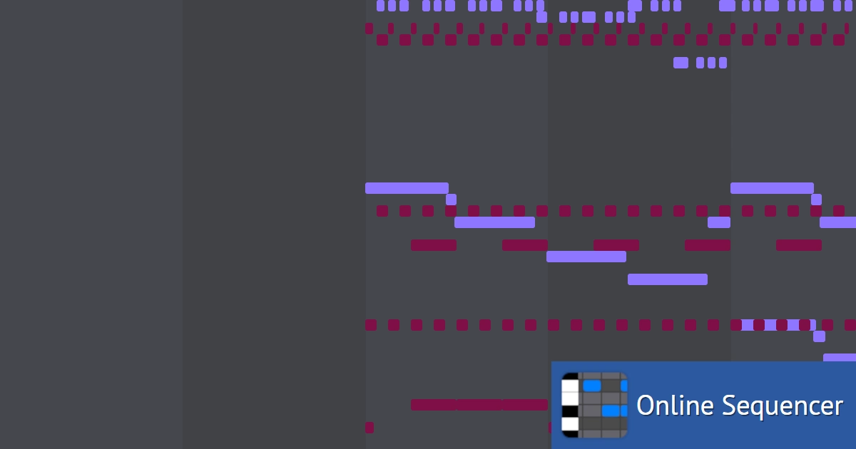 Gangsta's Paradise - Online Sequencer