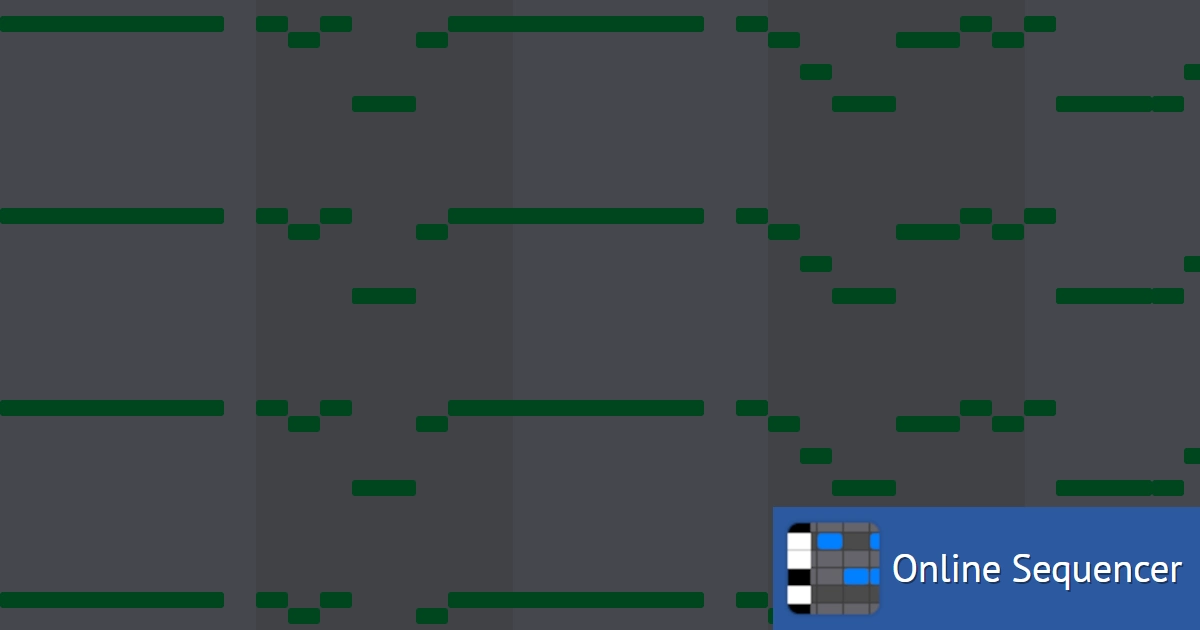 Deltarune Freedom Motif - Online Sequencer