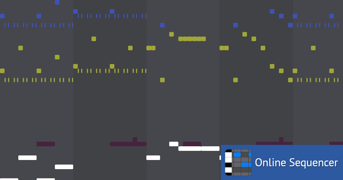 Blue - Online Sequencer