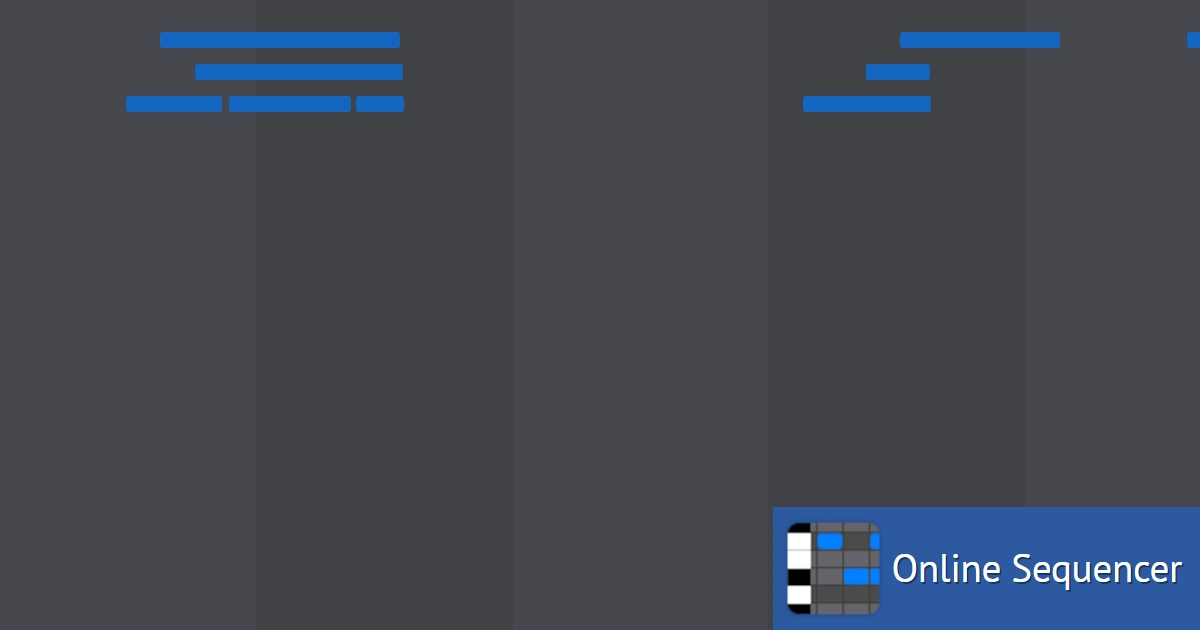 Nandemonaiya - Kimi no naw - RADWIMPS - Online Sequencer