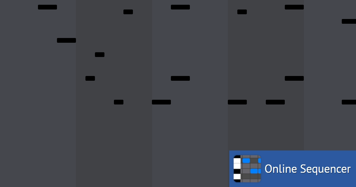 FNaF 3: Bonnie's Lullaby Stage 01 Minigame Music Box - Online Sequencer
