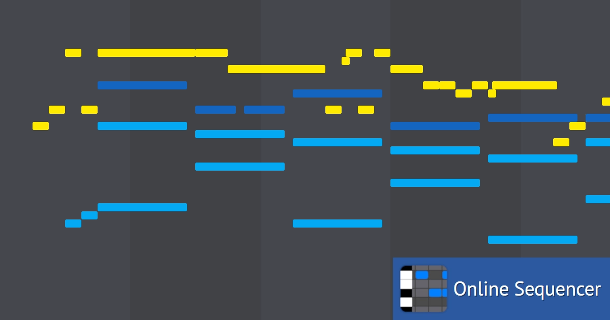 The Fragrance of Dark Coffee (Godot's theme) - Online Sequencer