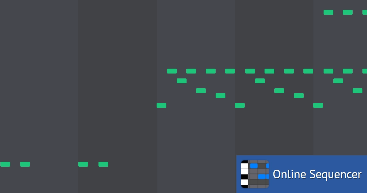 Touhou 4 Lotus Land Story - Bad Apple.mid - Online Sequencer