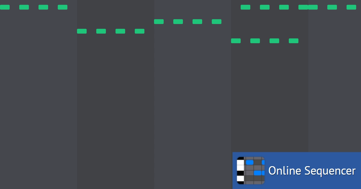 Stereo Madness 2015 recreated - Online Sequencer