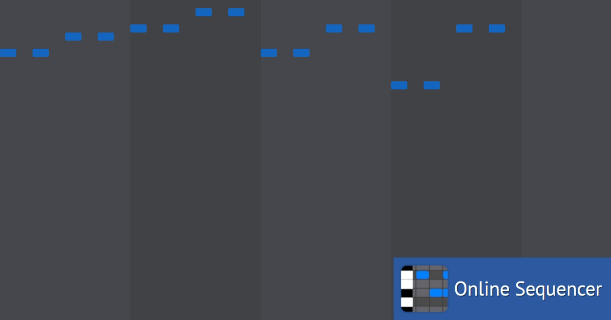 Sparta Riddle Pitch Pattern - Online Sequencer