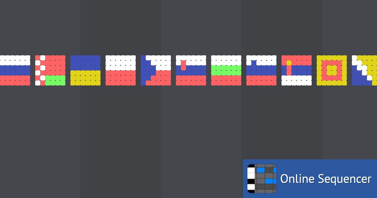 Slavic flags - Online Sequencer