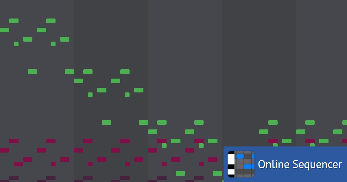 guitar melody - Online Sequencer