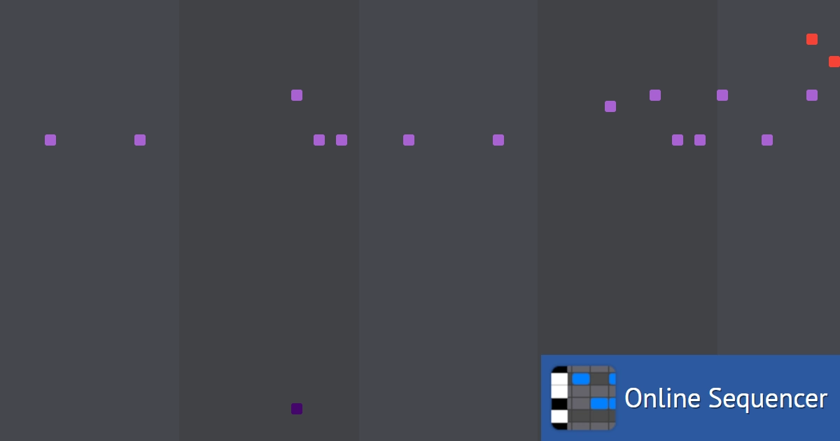 beep bop bop xylophone - Online Sequencer