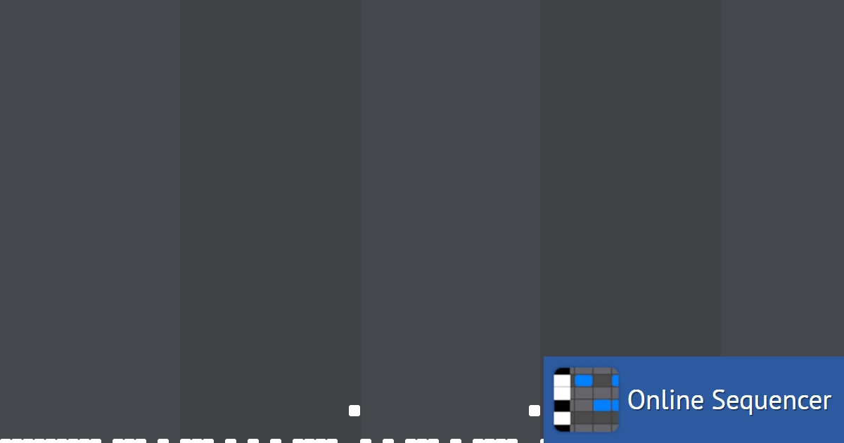 dimrain47 Every End main melody (upgraded) - Online Sequencer