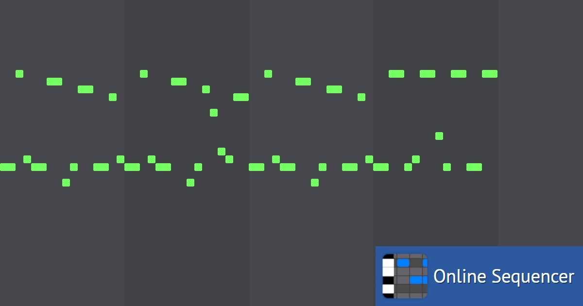 Acid Notation Fury Melody - Online Sequencer