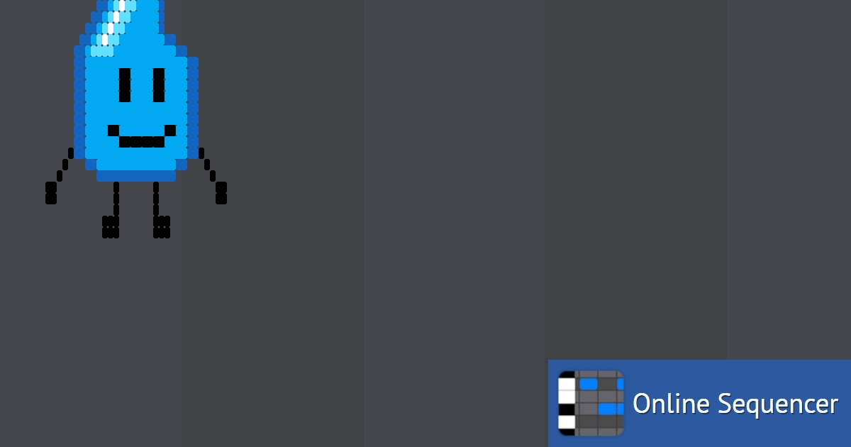 teardrop from bfdi but more visible from preview and with shading ...