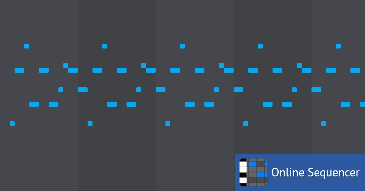 C418 - Aria Math (piano solo) - Online Sequencer