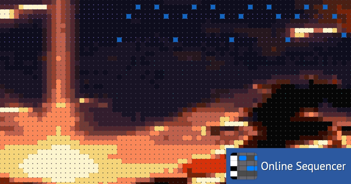 Sky of Scarlet Perception (touhou 10.5 main menu theme) - Online Sequencer